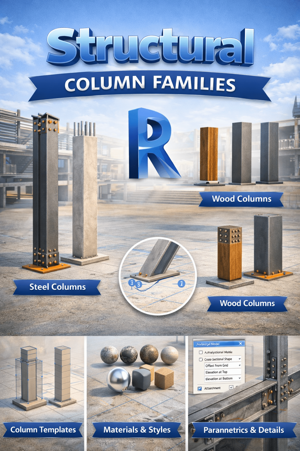 Columns in Revit | Revit Families Hub