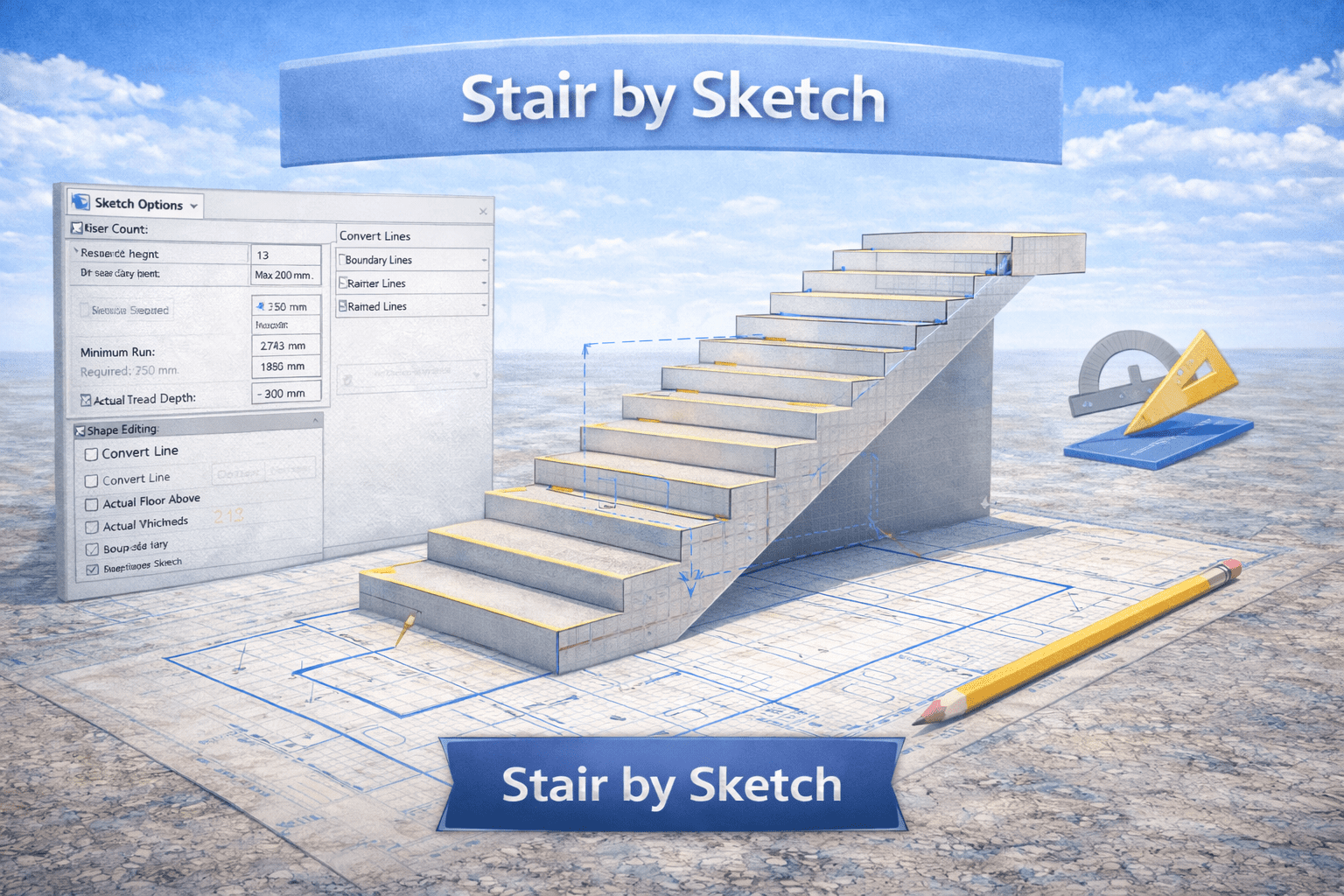 Stairs and Railings in Revit - Revit Families Hub