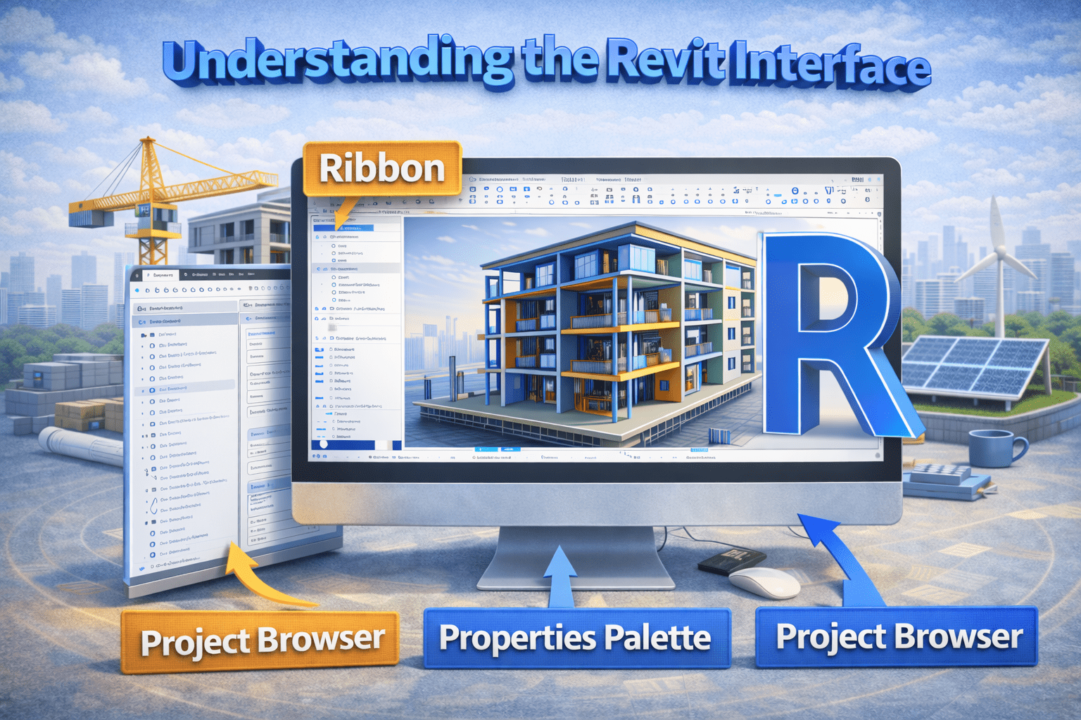 Revit Interface Explained | Revit Families Hub