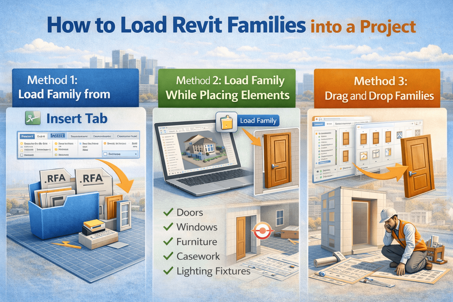 How to Load & Use Revit Families - Revit Families Hub