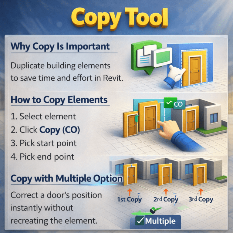 How to Use Modify Tools in Revit - Revit Families Hub
