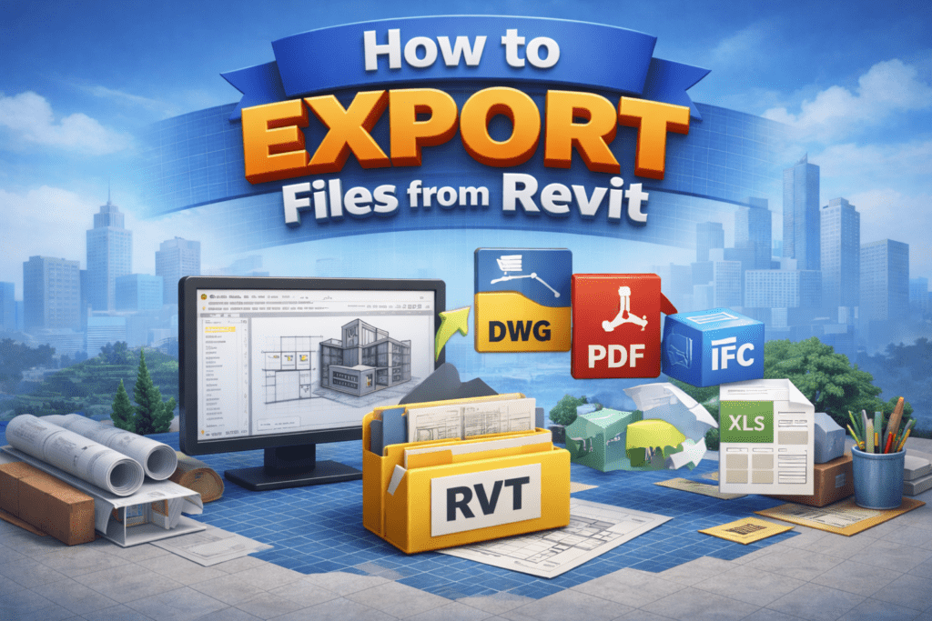 How to Save Export & Print in Revit | Revit Families Hub