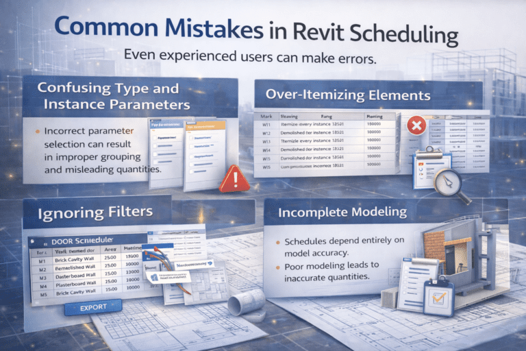 Revit Schedules Explained - Revit Families Hub